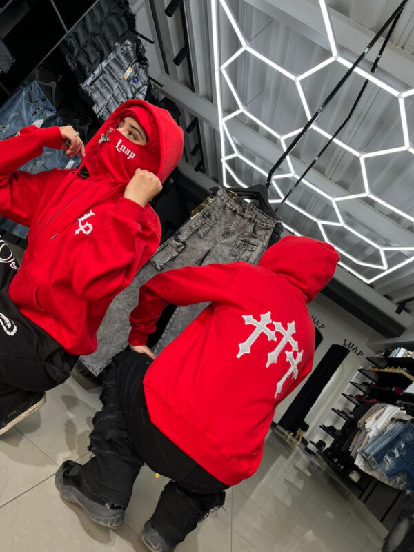 POLERON LUAP BALACLAVA RED REGULAR FIT – LUAP