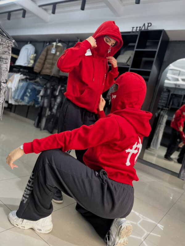 POLERON LUAP BALACLAVA RED REGULAR FIT – LUAP